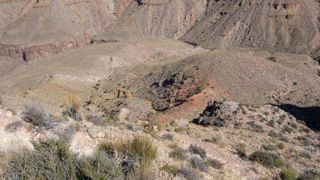 Grand Canyon backpacking Tanner to Grandview